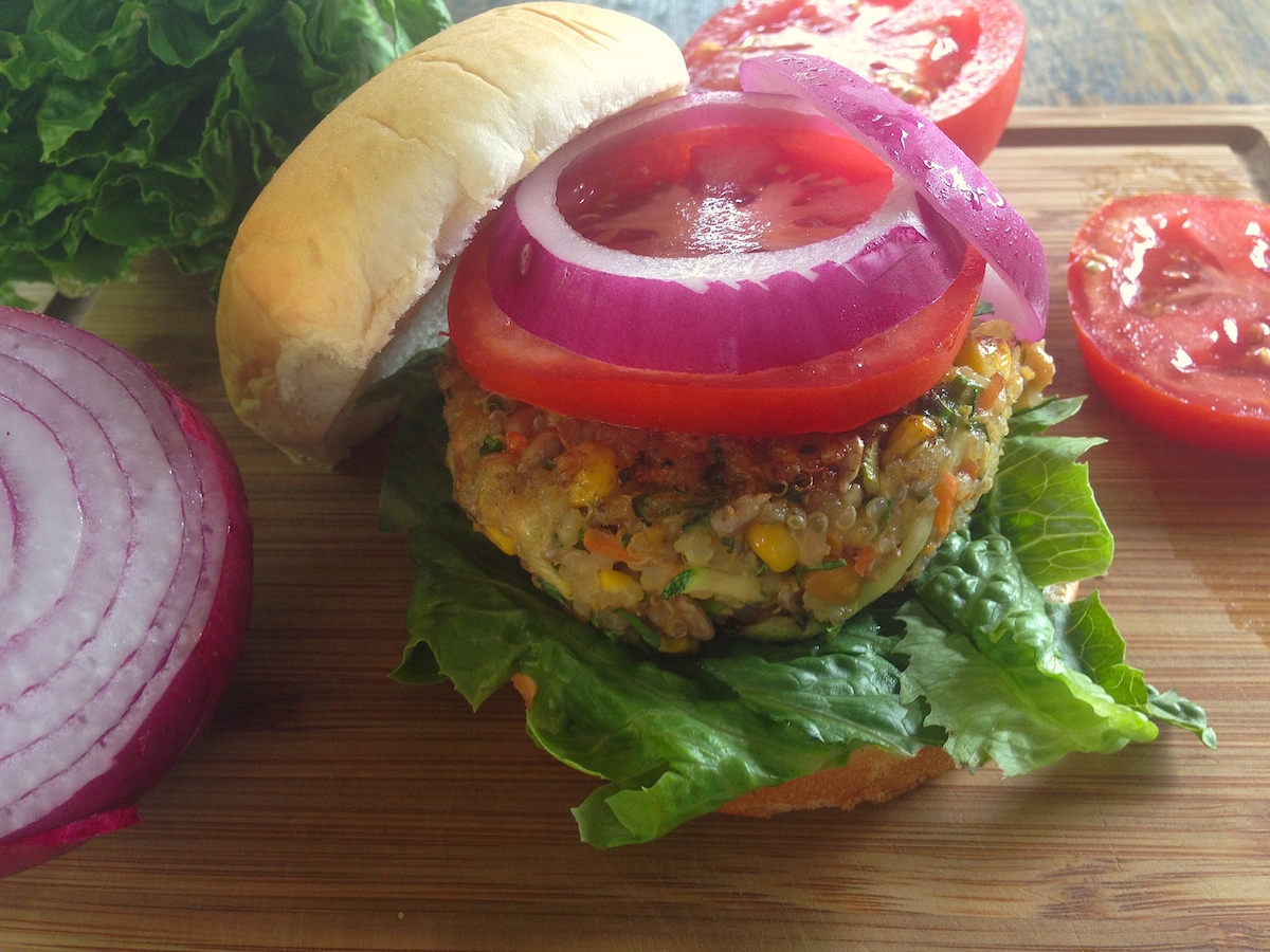 An Easy Crazy Good Veggie Burger - Chef Silvia
